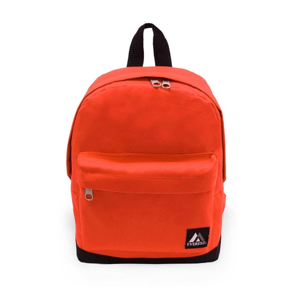 42Pops | Bags | Backpack Bag Rust Orange With Black Accents | Poshmark